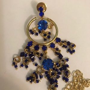 Jewelry | Royal Blue And Gold Indian Jewelry Set | Poshmark